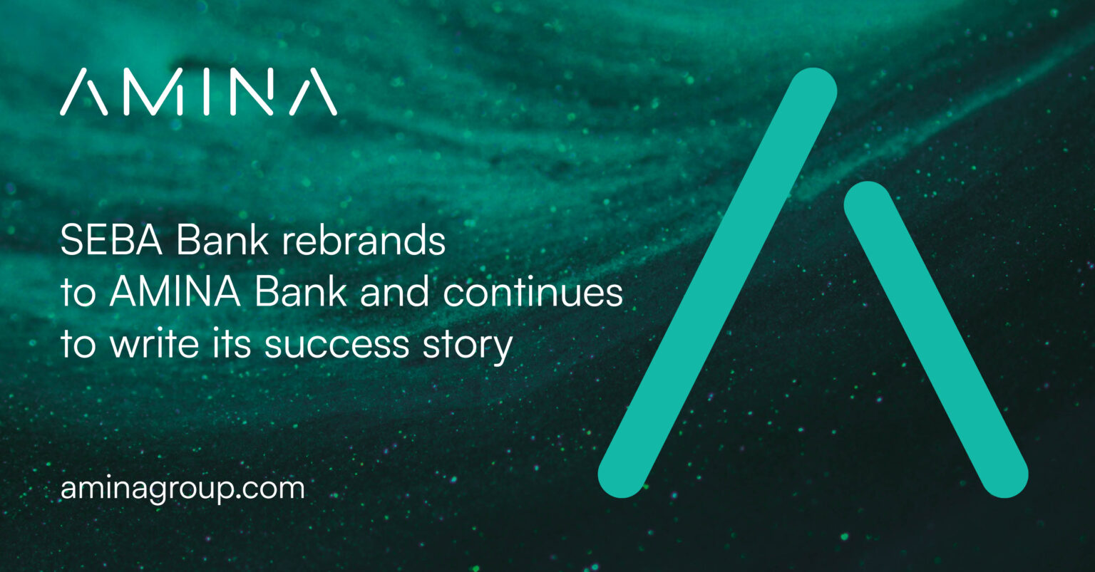 SEBA Bank rebrands to AMINA Bank
